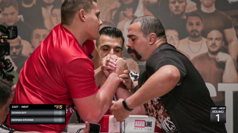 VIDEO: Oleg Zhokh vs David Dadikyan / East vs West 4 / 100kg Left Hand ...