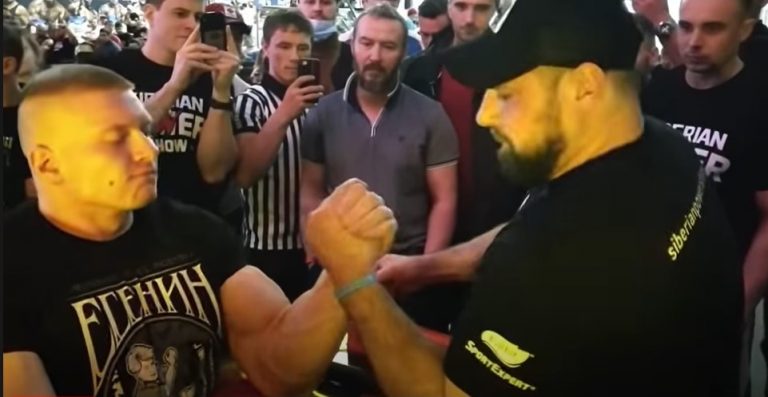 VIDEO: Vitaly Laletin, Denis Cyplenkov, David Dadikyan armwrestling ...